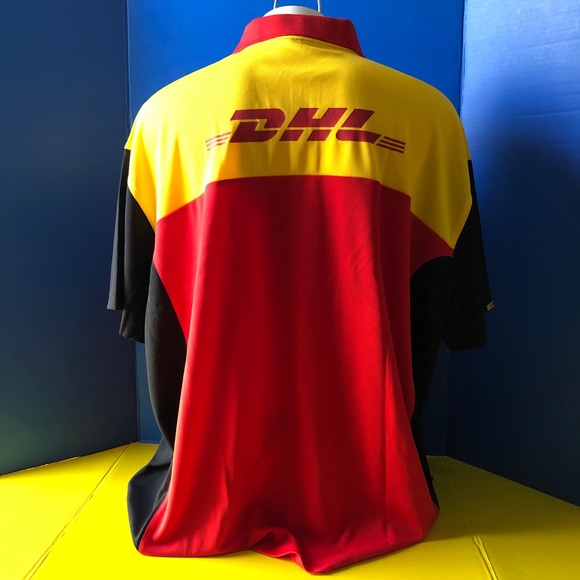 DHL | Shirts | Dhl Delivery Mens Polo Shirt Size 3xl Short Sleeve ...